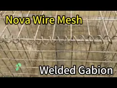 China Architectural Welded Mesh Gabions 76.2x76.2mm Size with 3.0-6.0mm Wire Diameter for Landscape Retaining Walls for sale