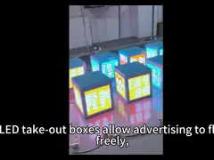 Advertise LED Screen FPC Circuit Board Assembly Use For Take-Out Box Advertising