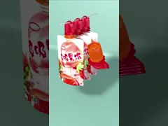 Custom Size & color Liquid Food Packaging Juice PE Plastic Screw On Spout And Cap