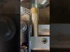 Partes de mecanizado por CNC de titanio galvanizado de latón