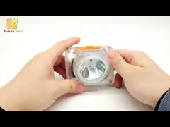 China Professional Rechargeable Miner Lamp 18000 LUX IP67 Long-Lasting Hard Hat Led Lights for sale