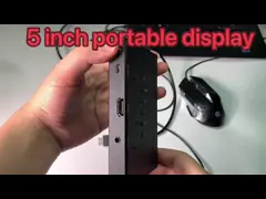 China 5 Inch Touch Screen Monitor 800x480 USB Interface Monitor 300 Cd/m2 for sale