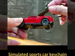 China Mini Simulated Custom Car Shaped Keychains Cartoon Style ​​Child Friendly for sale