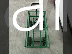 Convenient Garden Wagon Cart with Pneumatic Wheels and Durable Steel Structure
