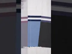 China 21S Breathable Health And Safety And Unique  Striped Knit Fabric For Polo Shirt for sale