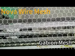 China Galfan Gabion Baskets 2.0-4.0mm Wire with 60×80 to 120×150mm Mesh for Decorative Walls and Landscaping for sale