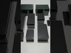 Cina 200*150*100mm viti in plastica ABS scatola di contenimento a prova di tempo nera per PCB fai da te in vendita