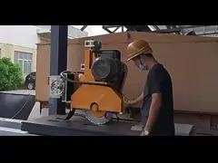 China Manual Stone Edge Trimming Machine Slab Chamfering Machine For Marble Granite for sale
