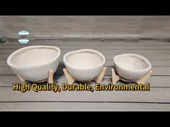 7-8 Years Lifetime Modern Reinforced Clay Planter Perfect for Indoor and Contemporary Design