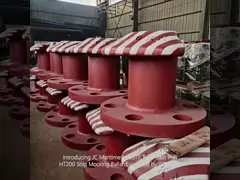 550T Tee Type Cast Iron HT200 Ship Mooring Bollard Bollards in Ship Boat Bollard Maritime International Bollards Ship's Bollard Small Boat Bollards Galvanized Polished Mooring Protection