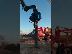 12 Meter Max Pile Length Pile Driver