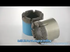 3 Inches Diameter Impregnated Diamond Core Bit Various Shanks 3mm Bit Crown Matrix Heighto