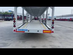 Self Dumping Double Deck Hauler Car Transport Truck Semi-Trailer With Air Suspension