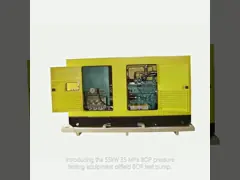 중국 55 kw 35MPa BOP 압력 테스팅 장비 유전 BOP 시험 펌프 판매용