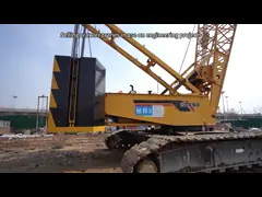 China Used 100T Crawler Crane 110m/Min Hoisting Speed For Synergy In Offshore Engineering for sale