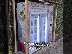 Fresh flower vending machine customer case. Grow your flower business with our super smart vending