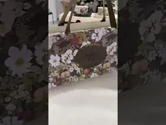 Antique Ceramic Flower Pattern