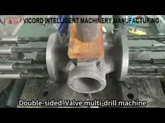 China PLC Horizontal Multi-Spindle CNC Drilling Machine for Valve Components with 2-6 Spindles and 5.5-11KW Motor Power for sale