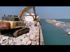 Excavator long arm excavator long reach arm for grabbing stone