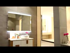 Frameless Custom Light Modern Luxury Equipped with Light Smart LED Bath Vanity Mirror