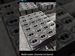 China Twin Plastic Extruder Screw Barrel For Engineering Plastic for sale