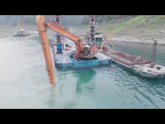 China Strong Reinforcement Board Excavator Rock Bucket 0.4-0.8CBM Use In Cat320 Long Reach Arm for sale