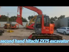 90% HITACHI ZX60/70/75 Excavator from Japan Operating Weight 7100KG Bucket Capacity 0.33m3