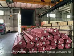 ASTM 446-1 EN 1.4749 DIN X18CrN28 Edelstahlrohr und -rohr nahtlos