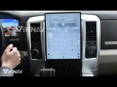 VIKNAV 13.8 인치 자동차 라디오 도지 램 2008-2011 무선 카플레이