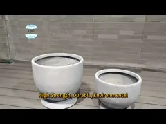 29.5x29.5X27.5cm GRC Flower Planters Long-Lasting and Beautiful for Your Garden