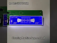Custom Design LCD Display Screen STN Segment Blue 30PIN For Cleaning Machine