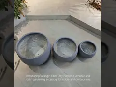 Shop the Best Selection of Fiber Clay Planters for Your Business Needs