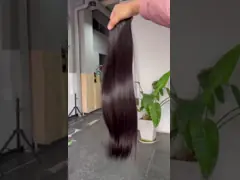 Raw Virgin Cuticle Aligned Bone Straight Super Double Drawn Human Hair