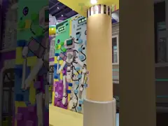 China 210 Squares Rainbow Colors Children Soft Indoor Playground Amusement Park for sale