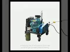 50MPa Electric Hydro Test Pump For Gas Cylinders Pressure Testing With Chart Recorder