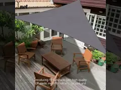Triangolo ombrello rete di vela Anti UV ombra solare per parcheggio e balcone