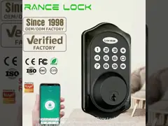 Serrature di porta intelligenti in lega di alluminio C88 Password Smart Lock Nero