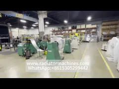 Power Generator Aluminum Fin Stamping Machine for wavy, lanced offset and plain fins