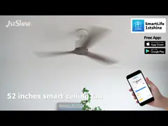 DC Ceiling Fan With Remote Control Solid Wood Blades High-Speed