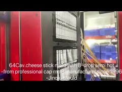 64cavity cheese stick injection mould semi hot runner