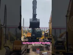 Large 30 Ton Used Hyundai 305 Excavator with Original Hydraulic Valve in Shanghai