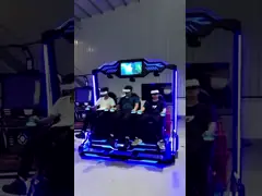China Virtual Reality multiplayer vr cinema game machine 3 Seats Racing VR game simulator for sale