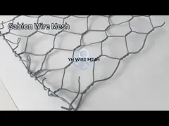 China 80x100mm Pvc Coated Gabion Wire Mesh In Flood Control Retaining Wall for sale