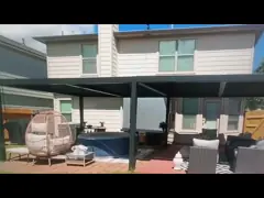 Durable & Stylish Aluminum Pergola with Metal Roof: Your Perfect Outdoor Oasis