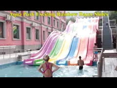 China Outdoor Water Park Playground Equipment Swimming Pool Combination Slide for sale