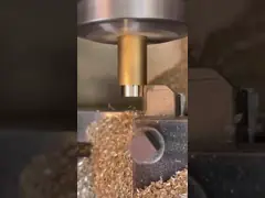 China Brass C6801 Cnc Machining Small Parts Electroplating For Water Powered Fog Noozle for sale