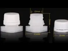 China Factory Accept Custom Plastic Drink Pouches PE Plastic Spout Cap For Baby Food Pouches for sale