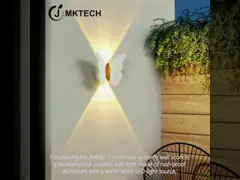 China Aluminium Butterfly Wall Light Outdoor Butterfly Lights For Wall for sale