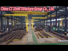 China Customized Portal Frame Workshop Steel Structure Building With Crane for sale