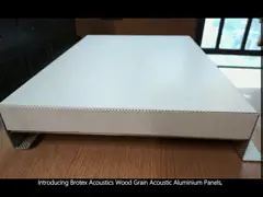 China Woodgrain Acoustic Aluminium Panels Micro Perforated Metal Ceiling PVDF finish for sale